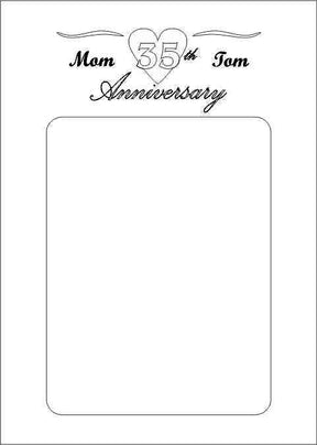 35th Anniversary Picture Frame – Legacy Images