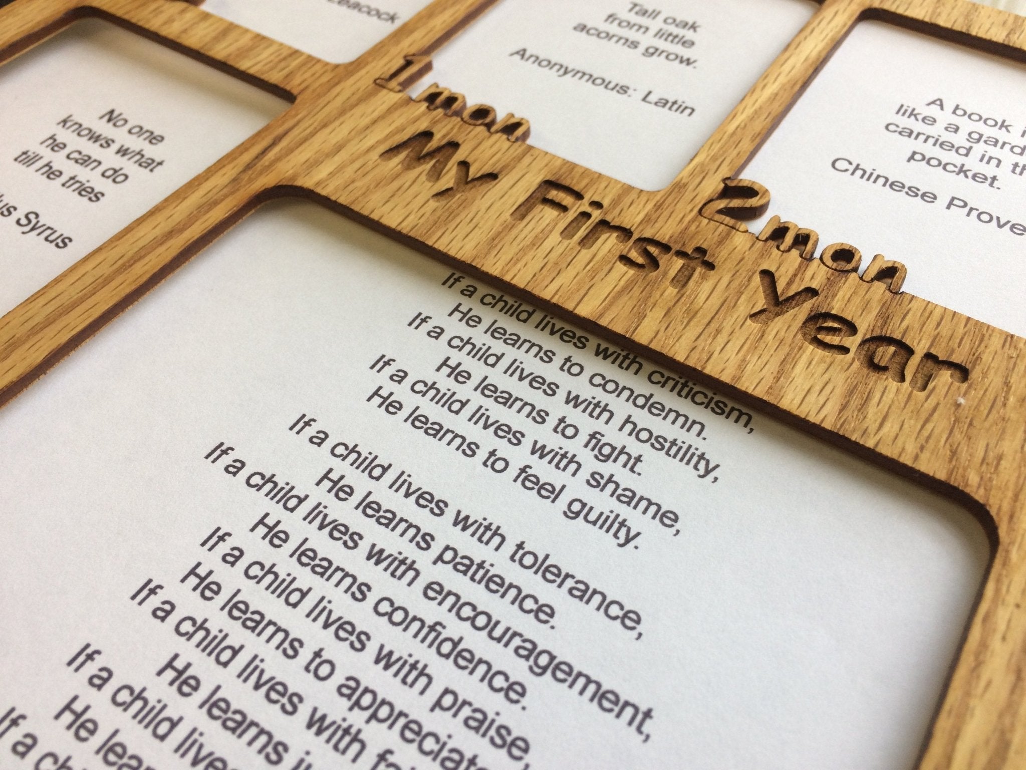 Baby First Year Picture Frame - $67.00- $137.00 - Legacy Images ...