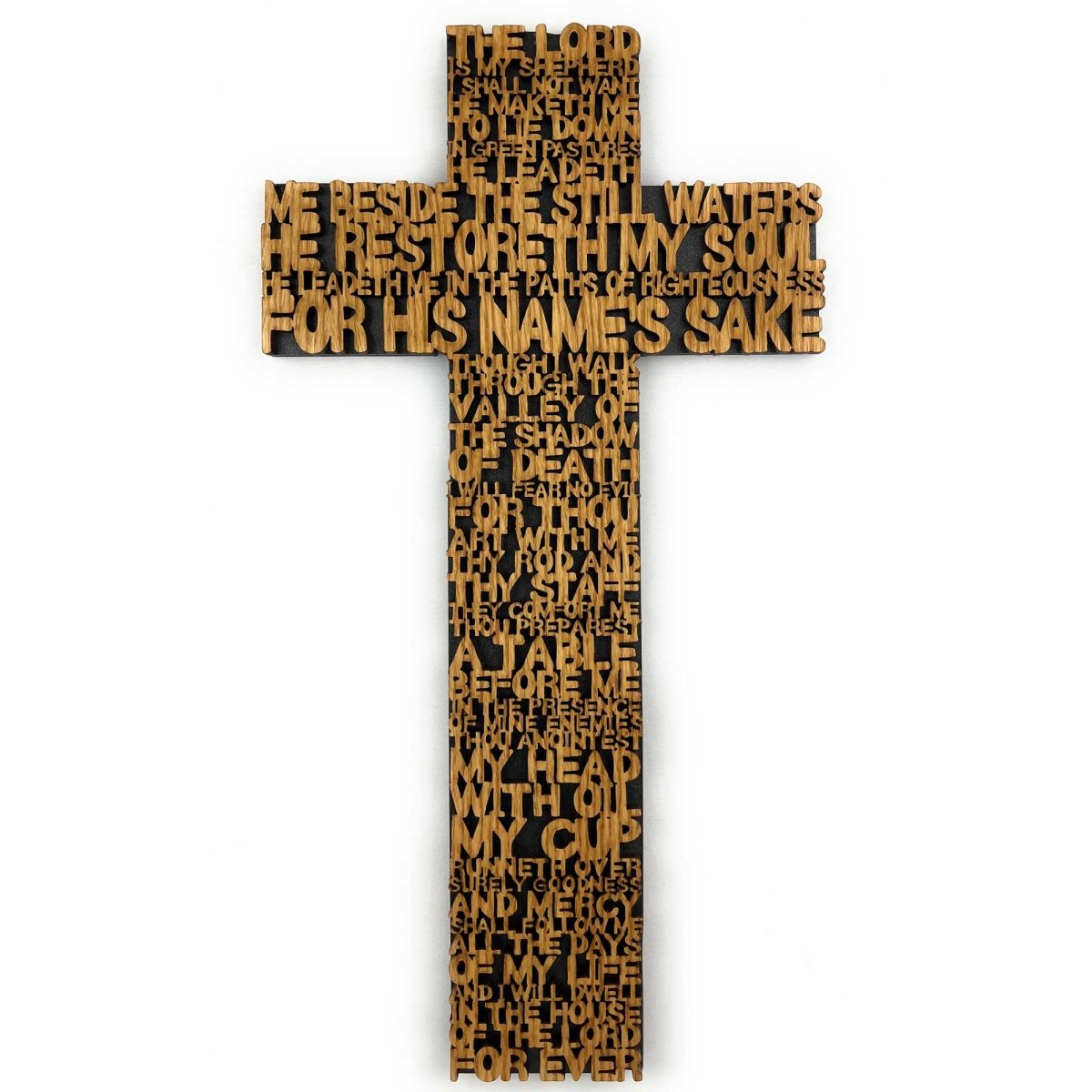 Psalm 23 Cross - 2 Sizes - $55.00- $100.00 - Legacy Images - Novelty Signs